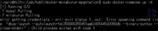 dockerが起動しない場合の対応例 error getting credentials | 日記というほどでも